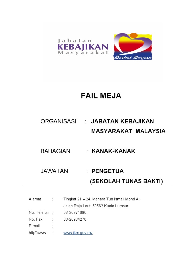 Fail Meja Pengetua STB | PDF