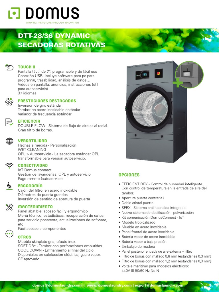 Domus Dtt-28-36-Dynamic Touchii 2021 Es | PDF