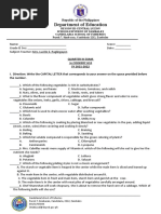 COOKERY 10 - Q1 - Mod1 PDF | PDF | Egg As Food | Yolk