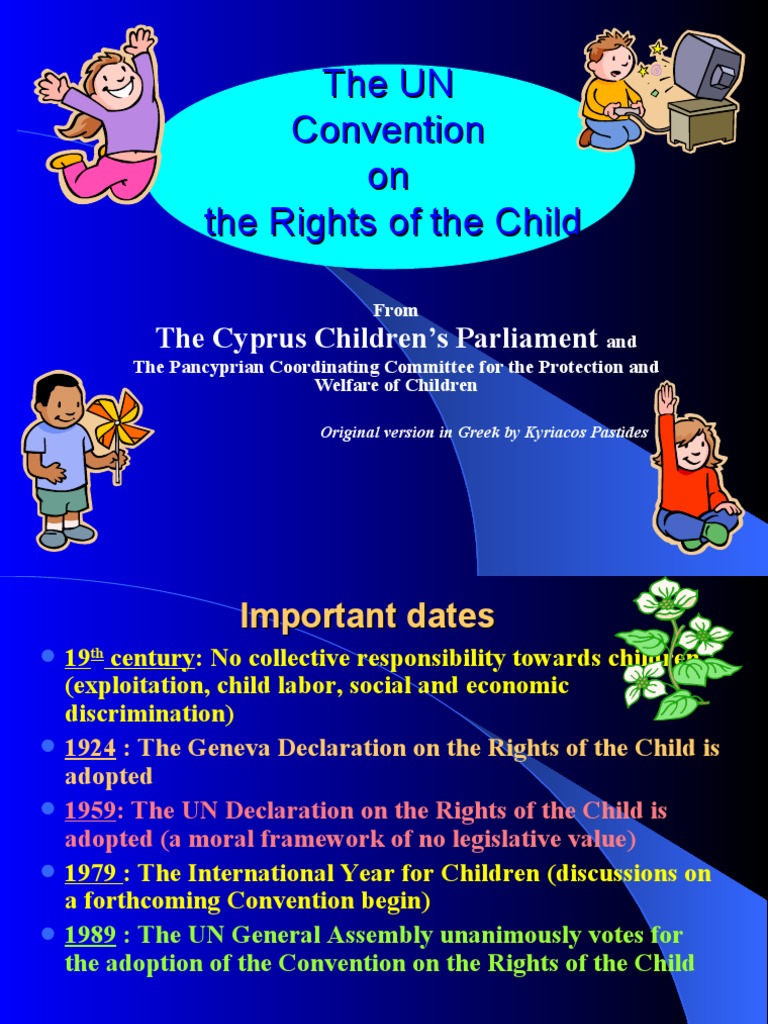 The UN Convention On The Rights of The Child | PDF | Children's Rights ...