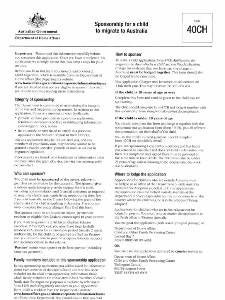 Signed Form 40CH .not yet | PDF