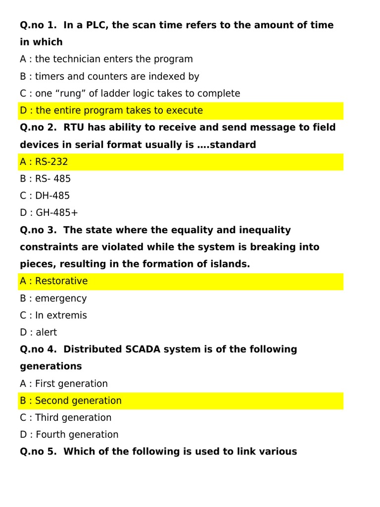 Plc&Scada Merged | PDF | Osi Model | Scada