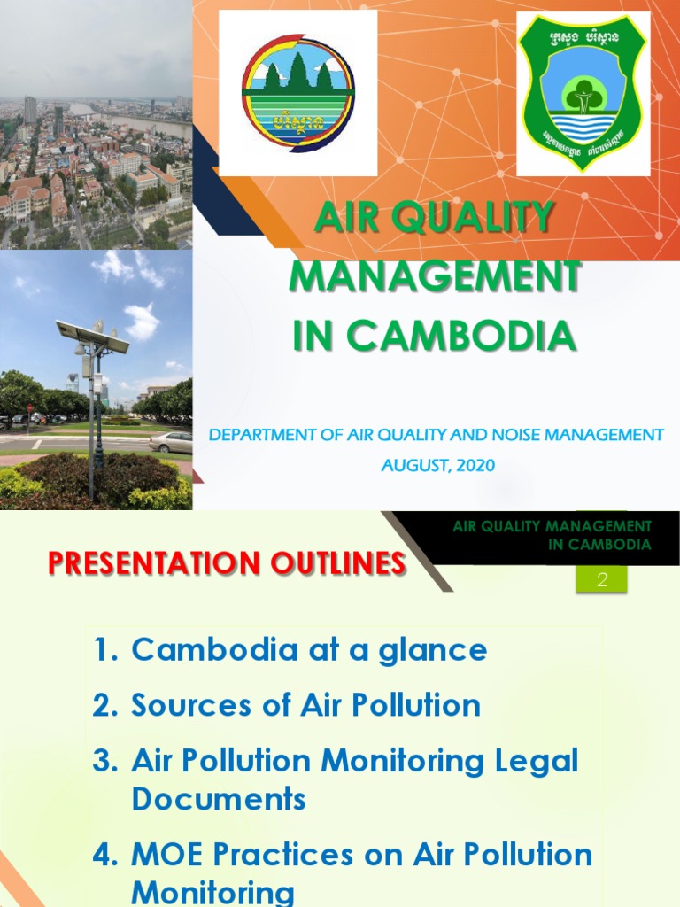 Air Quality Management in Cambodia - MoE | PDF | Air Pollution | Nature