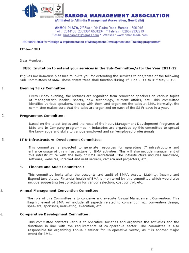 Sample Invitation To Join A Committee HOA Meeting Announcement Flyer