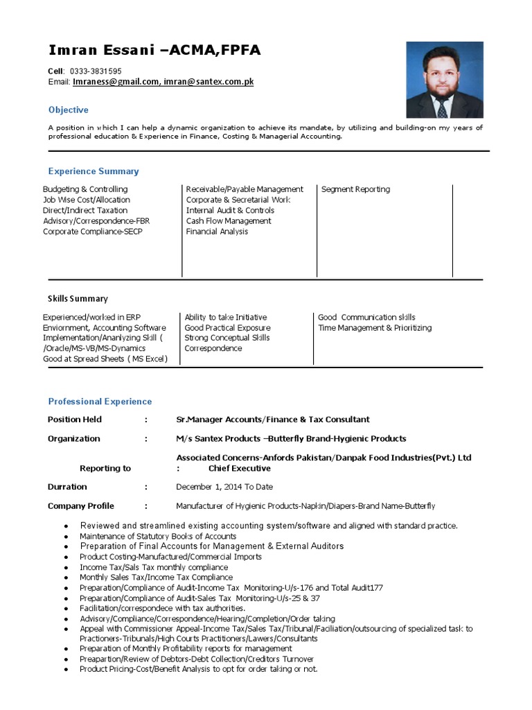 Imran Essani | PDF | Audit | Taxes