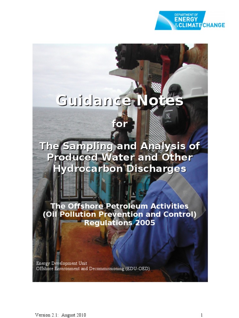 Produced Water Sampling Guidelines | PDF | Infrared Spectroscopy ...