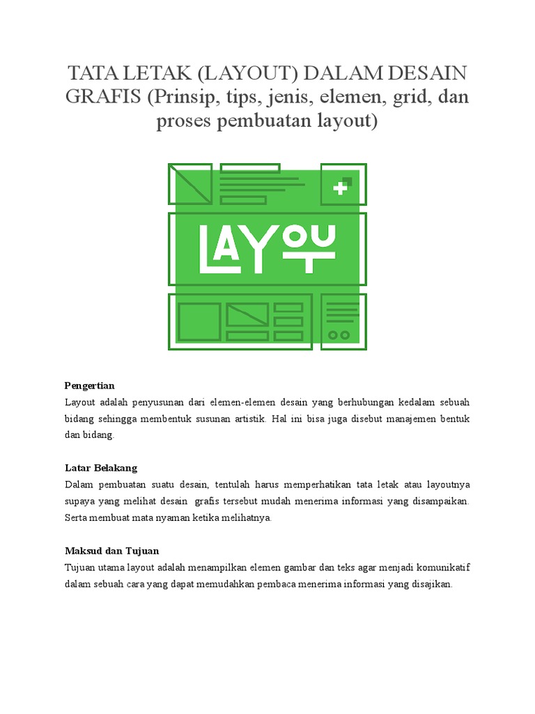 Tata Letak | PDF