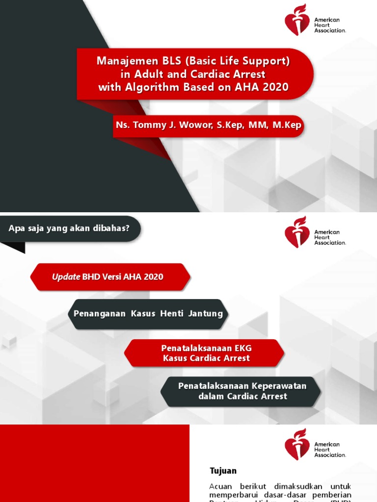 Algoritma BLS AHA 2020 untuk Henti Jantung | PDF | Pengembangan Diri ...