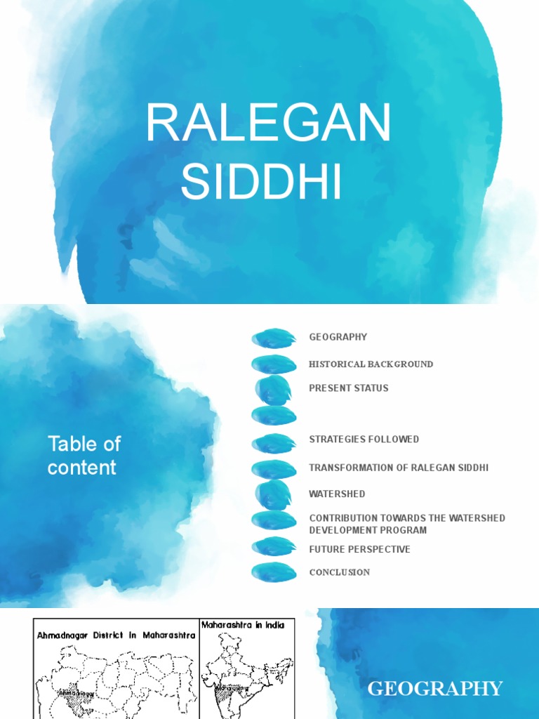 Ralegan Siddhi's Transformation | PDF | Home & Garden | Science ...