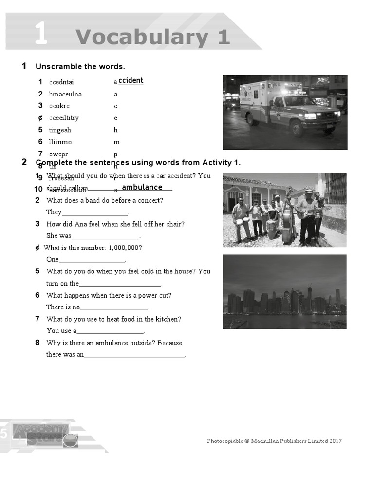 1 Vocabulary 1 | PDF | Language Arts & Discipline | Wellness