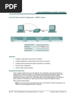 Basic Cisco Switch Configuration | PDF | Network Switch | Command Line Interface