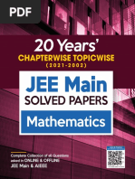 TS Eamcet Arihant Chapterwise PYQs Maths | PDF