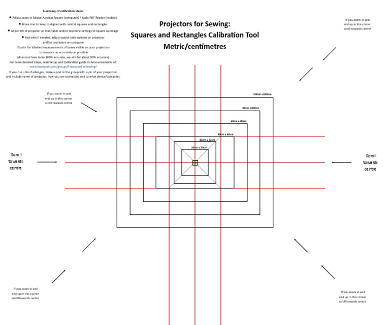 Metric - Squares and Rectangles Calibration Tool | PDF | Calibration ...