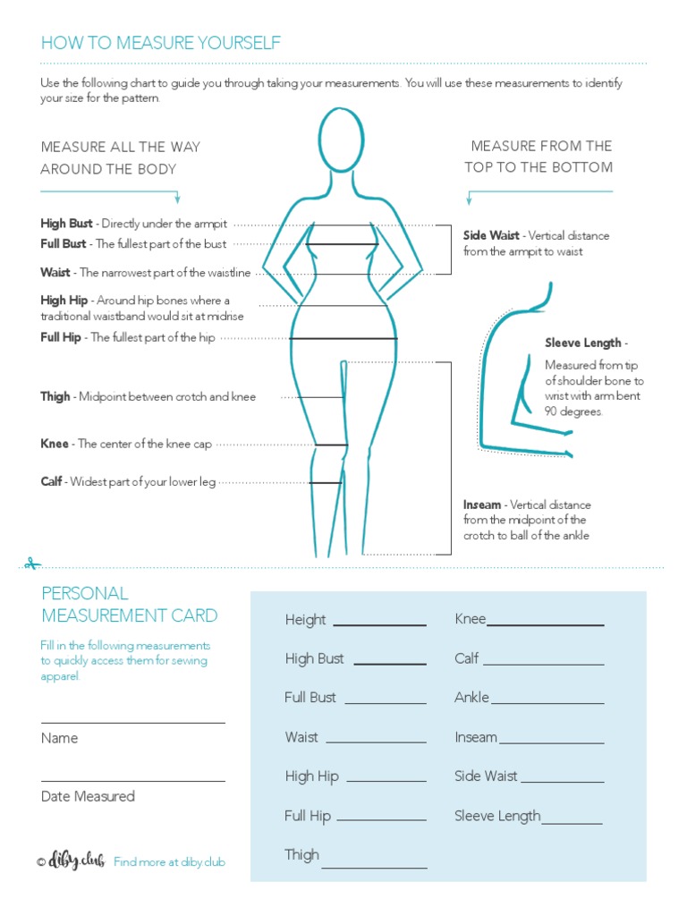 Printable Measurement Chart 1 | PDF