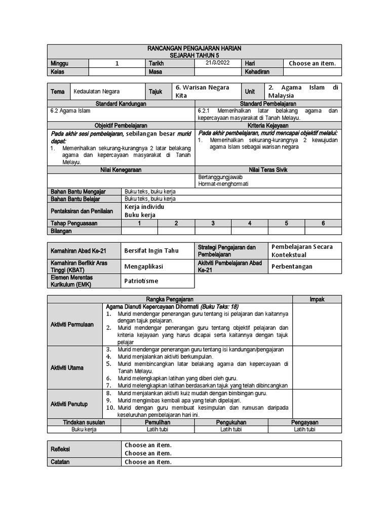 Agama Islam Di Malaysia | PDF