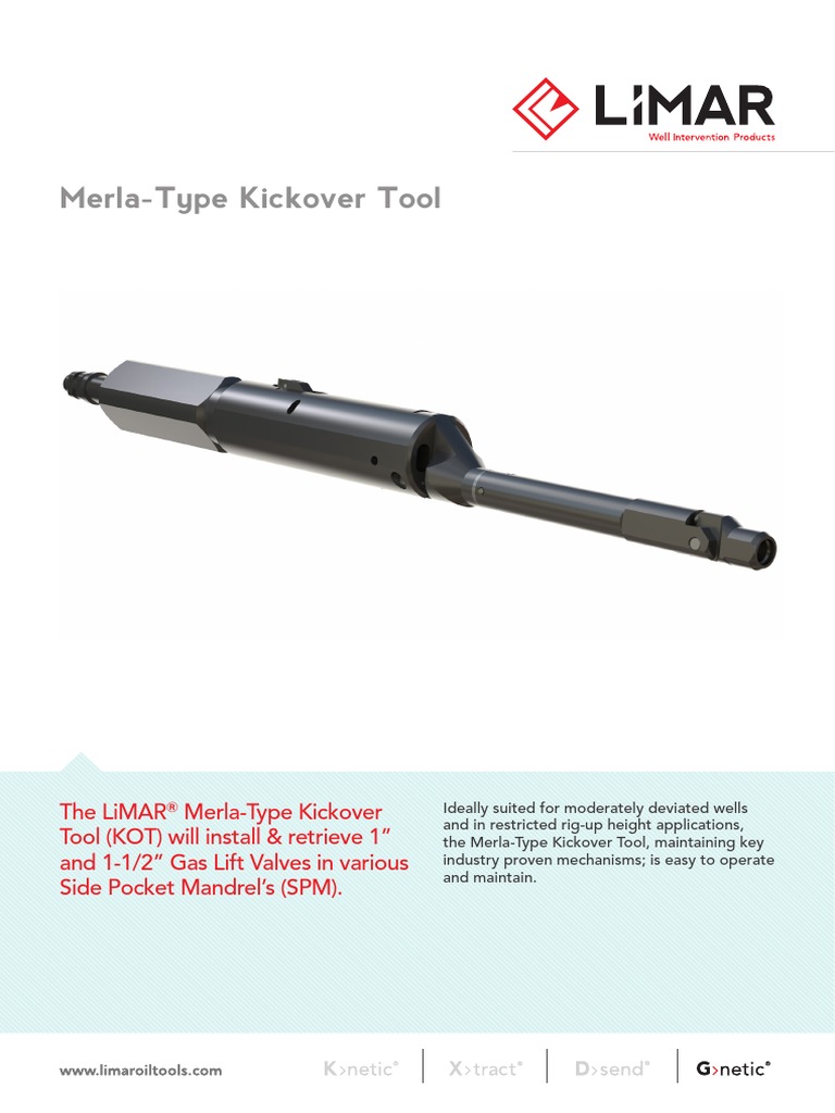 WL G - Netic Merla Type Kickover Tool | PDF | Pipe (Fluid Conveyance ...