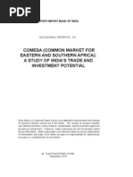 COMESA Objectives and Achievements | PDF | Infrastructure | Regional ...