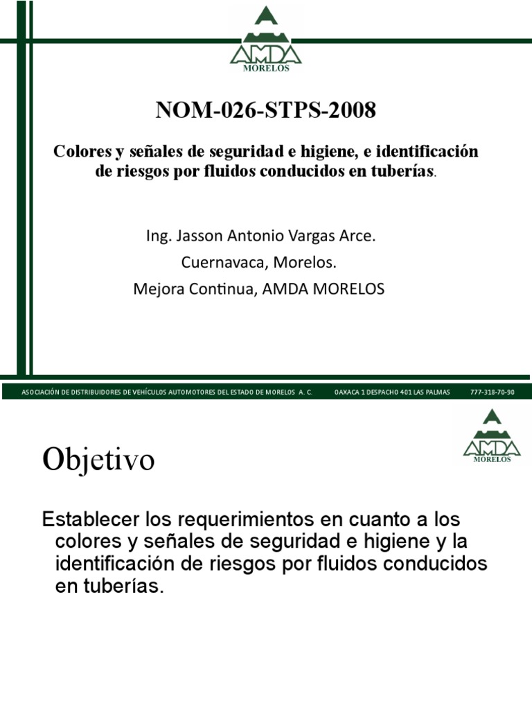 Nom-026-Stps-2008 V1. | PDF | Color | Presión