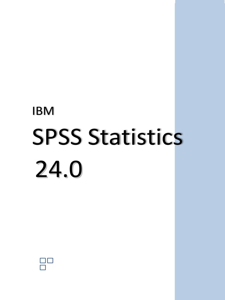 Manual SPSS 24 Básico | PDF | Spss | Muestreo (Estadísticas)
