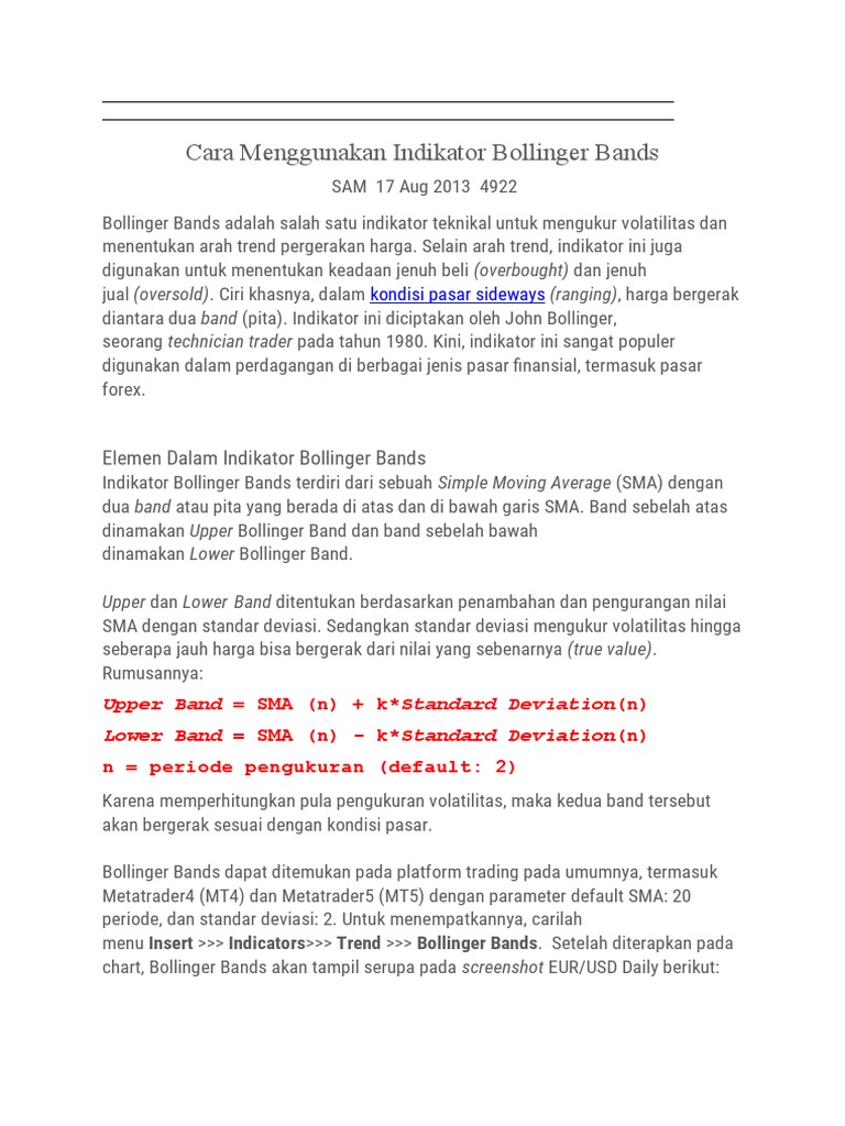 Bolinger Band | PDF