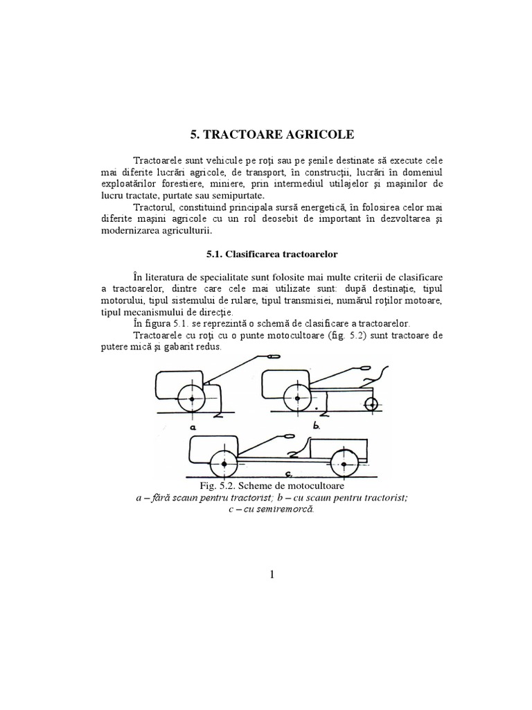 CURSURI Tractoare Si Automobile | PDF