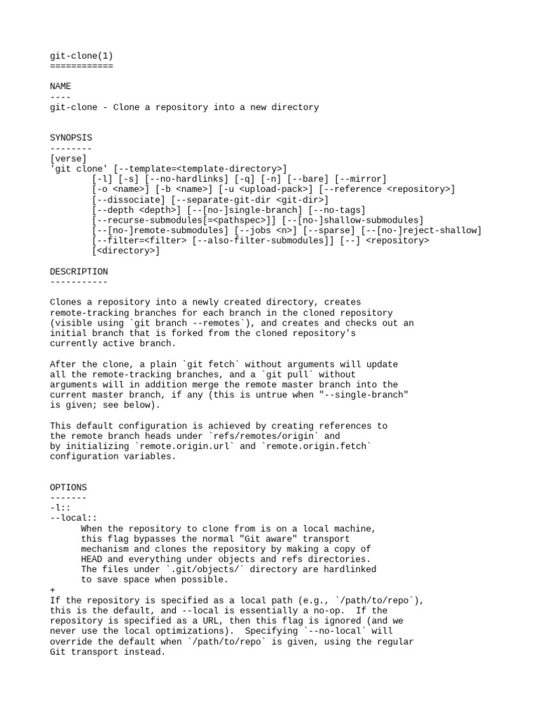 Git Clone | PDF | Software | Software Engineering