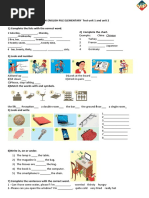 Grade 10 English Practice Test | PDF | Linguistics | Language Families