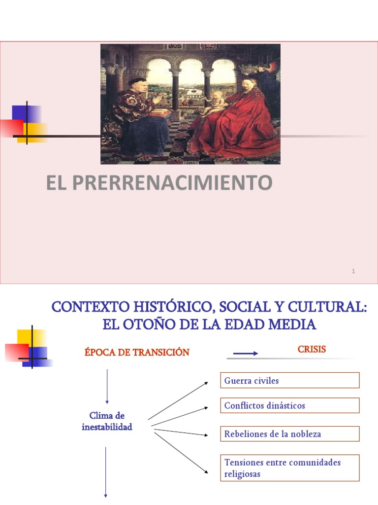 El Prerrenacimiento | PDF | Poesía | Edades medias