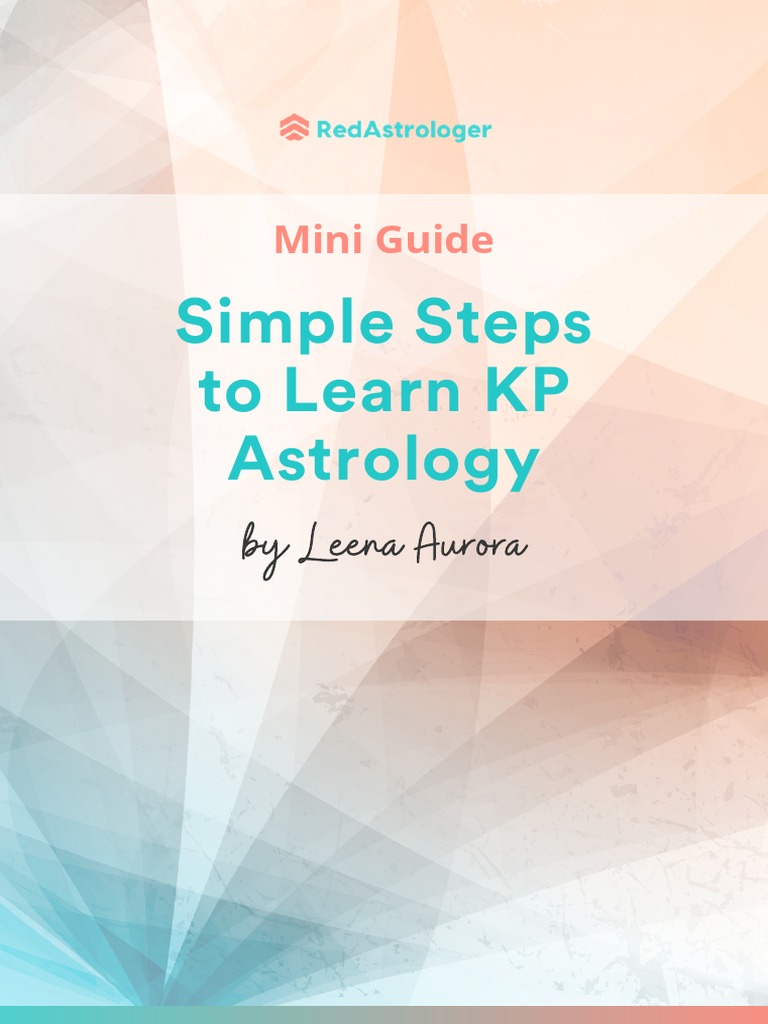 Mini Guide KP Astrology | PDF | Horoscope | Hindu Astrology