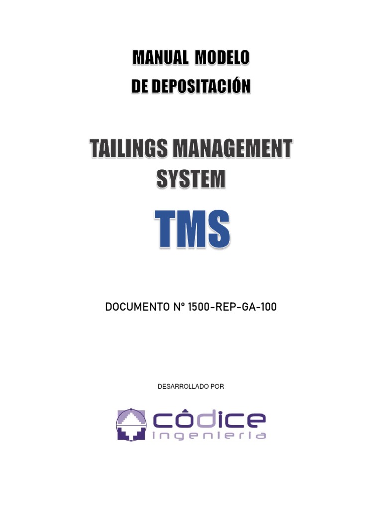 Manual TMS | PDF | Software | Archivo de computadora