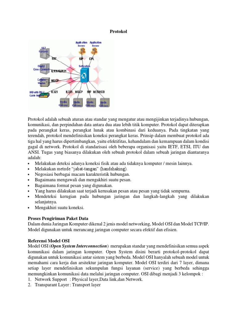 Materi Protokol OSI Layer | PDF | Seni | Teknologi & Rekayasa
