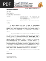 SOLICITO Devolucion de Dinero | PDF