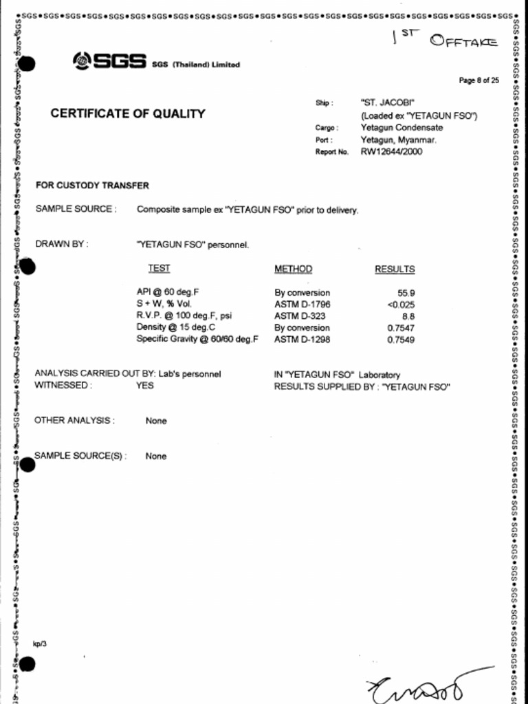 Condensate Assay, Properties | Download Free PDF | Mole (Unit) | Enthalpy