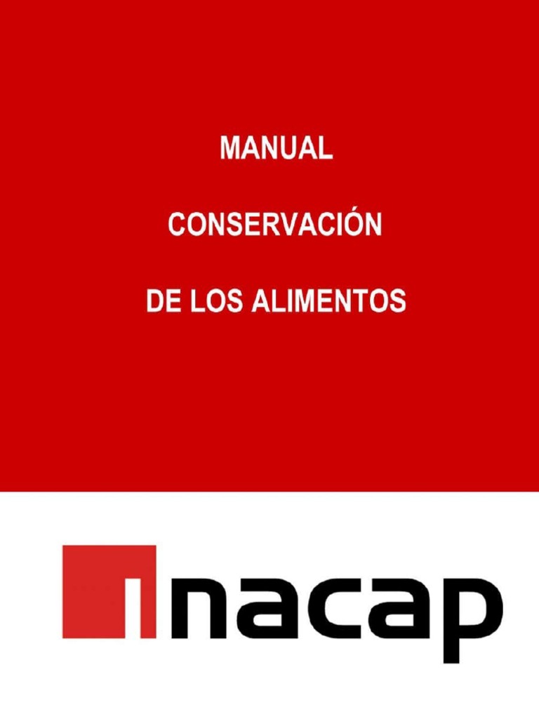 Manual de Conservación de Alimentos by INACAP | PDF