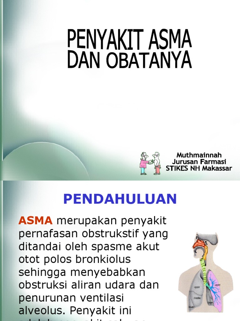 PENGERTIAN ASMA DAN FAKTOR YANG MEMPENGARUHI TERJADINYA | PDF