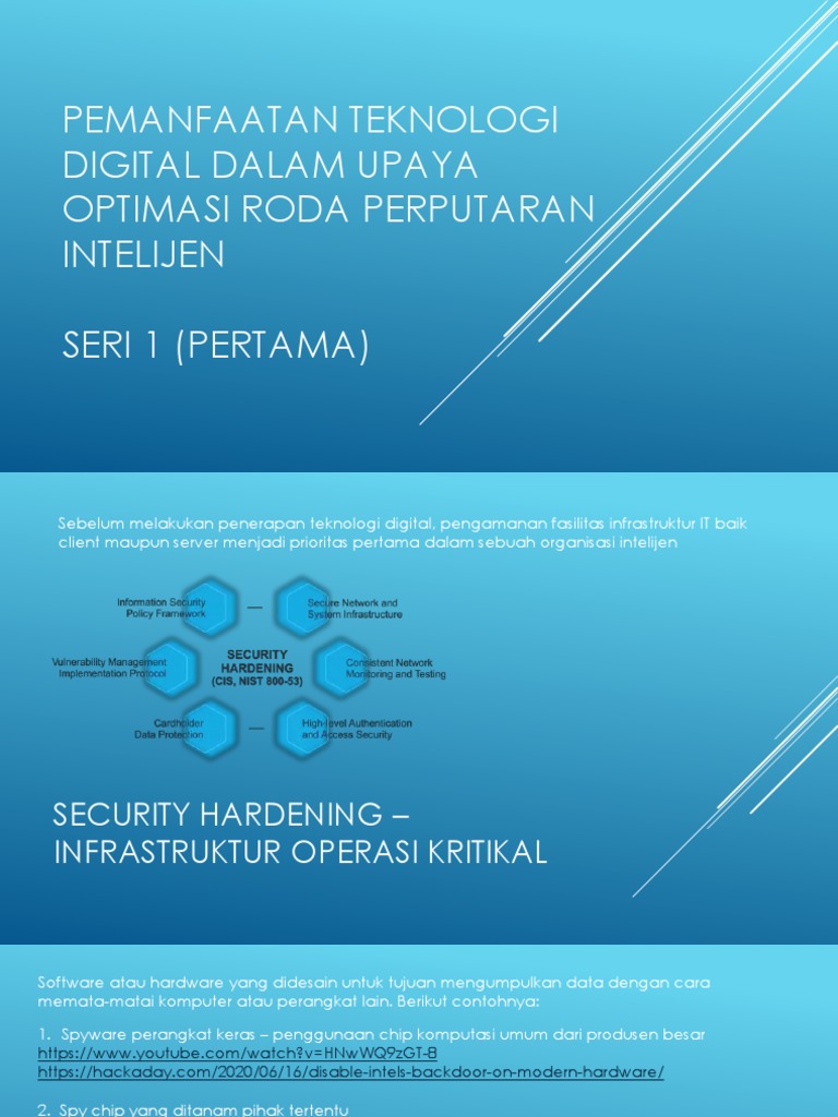 Optimasi Roda Perputaran Intelijen Teknologi Digital | PDF