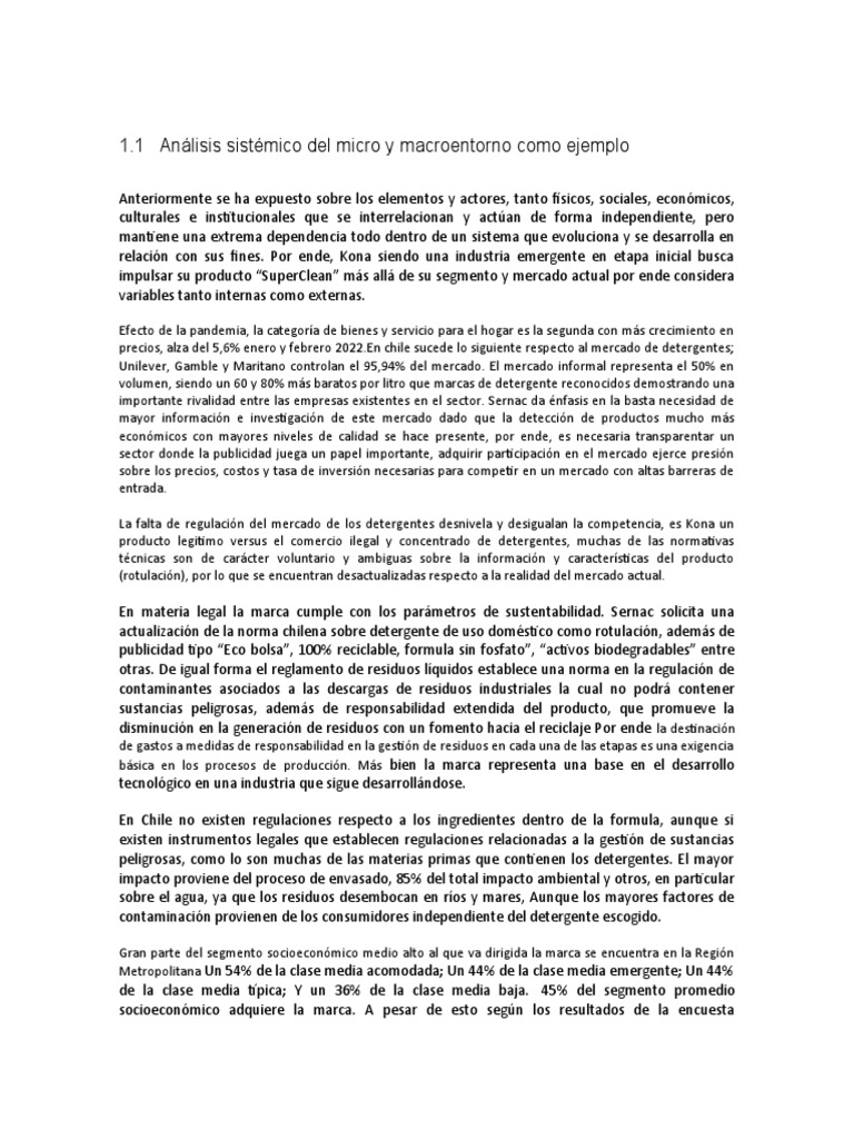 Analisis Concluyente | PDF | Residuos | Mercado (economía)