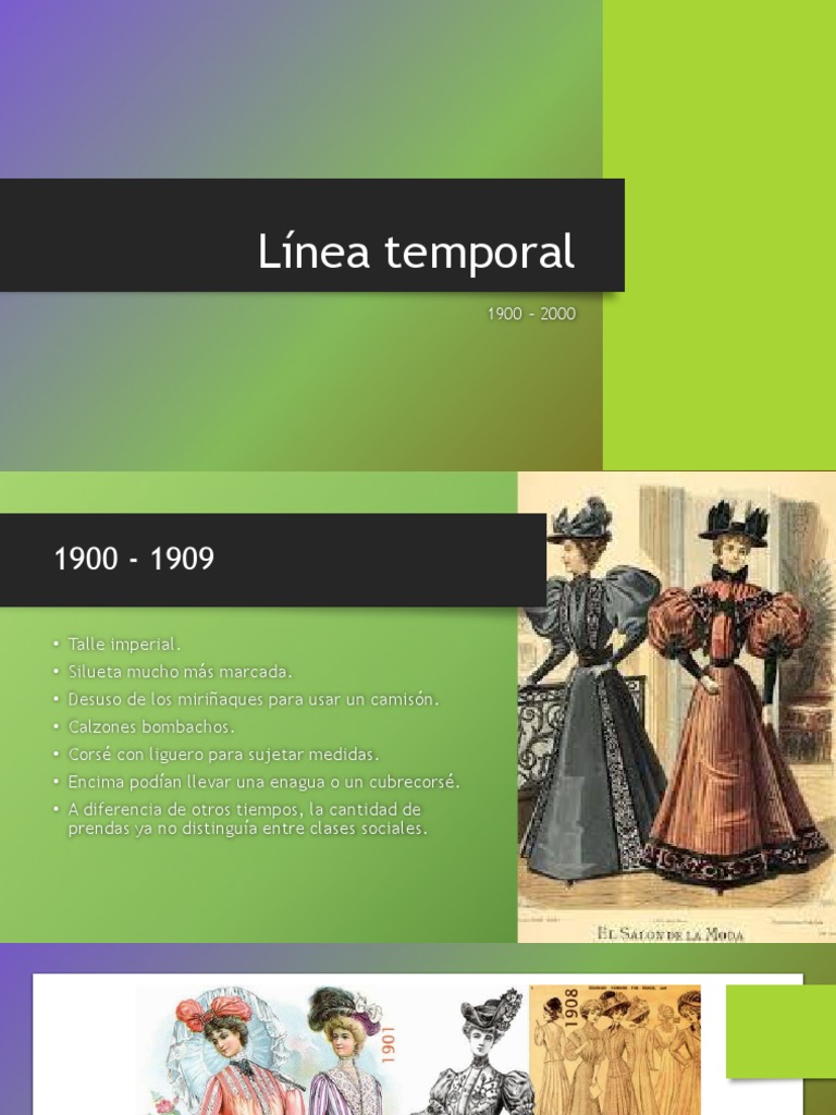 Línea Temporal | PDF | Ropa | Moda