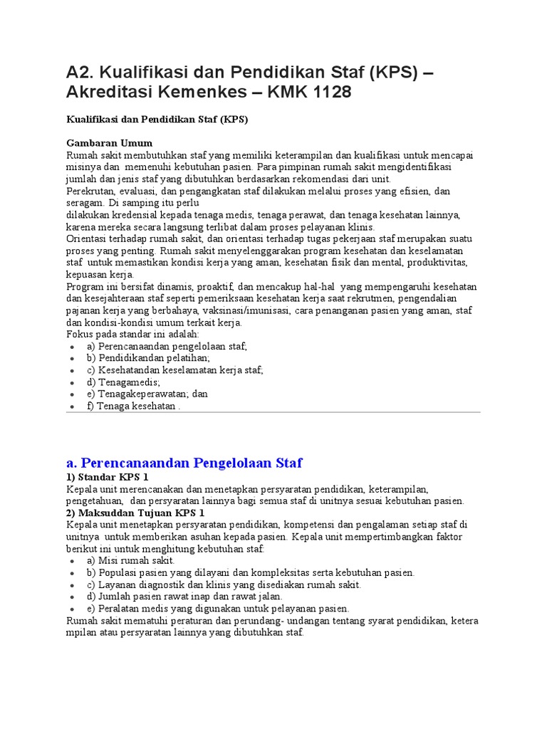 KPS - Kemenkes | PDF