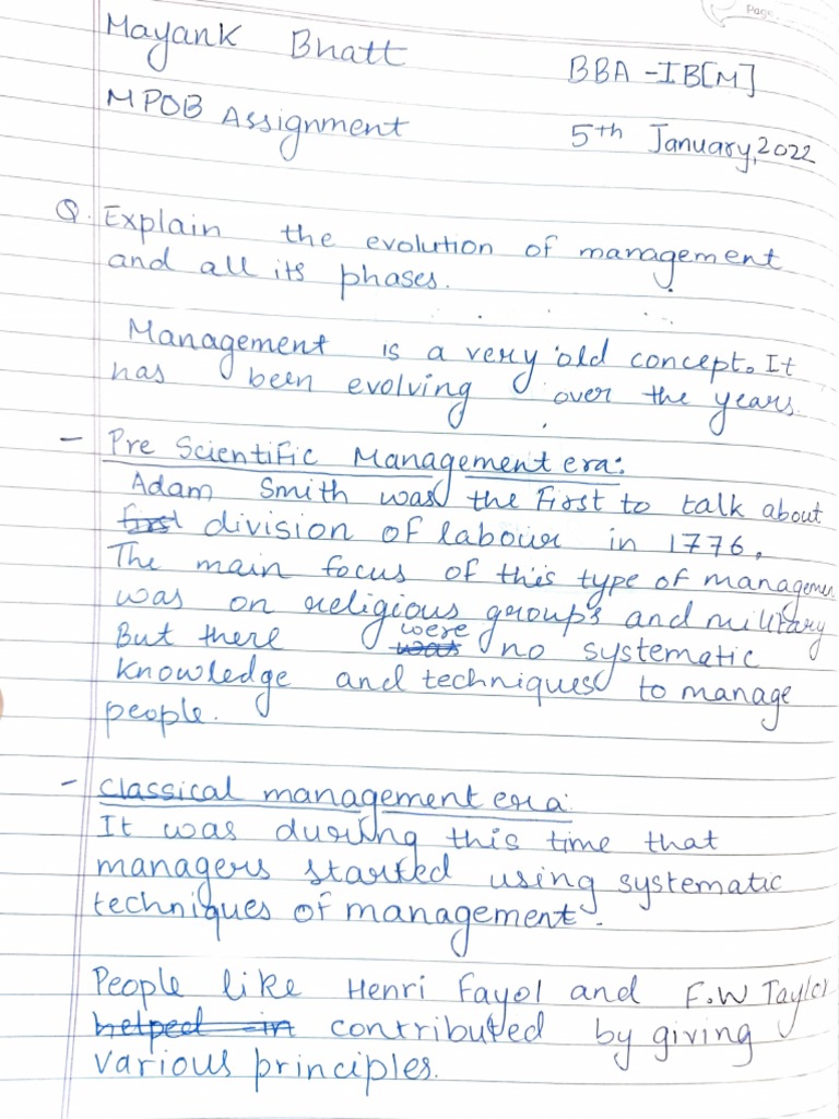 Mayank Bhatt Bba 1bm Mpob Assignment 2 | PDF