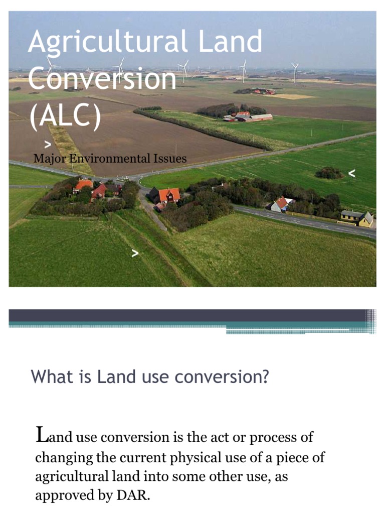 Agricultural Land Conversion in the Philippines | PDF | Technology ...