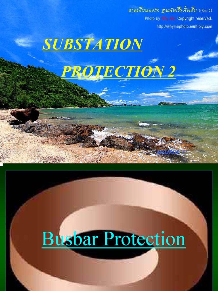 Busbar Protection | PDF | Electrical Substation | Relay
