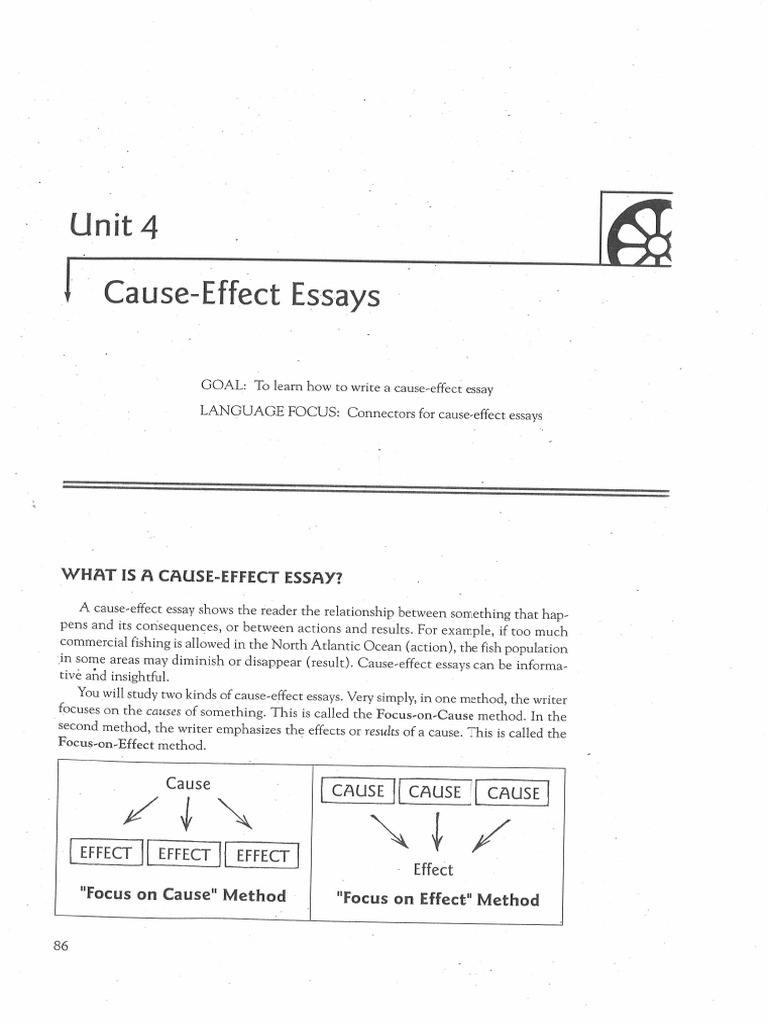 Unit4, Cause - Effect Essays 86-104 | PDF