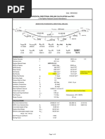 Pipeline Lowering Calculation | PDF | Bending | Pipe (Fluid Conveyance)