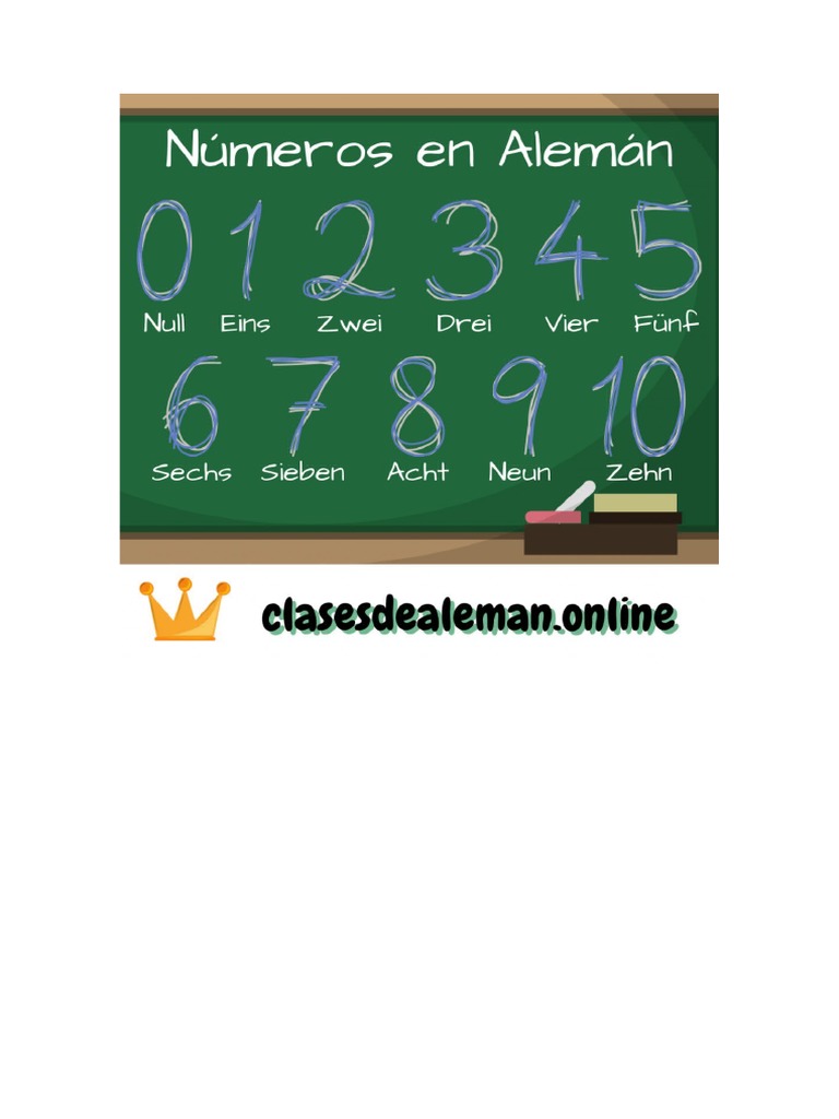 Numeros en Aleman para Niños | PDF