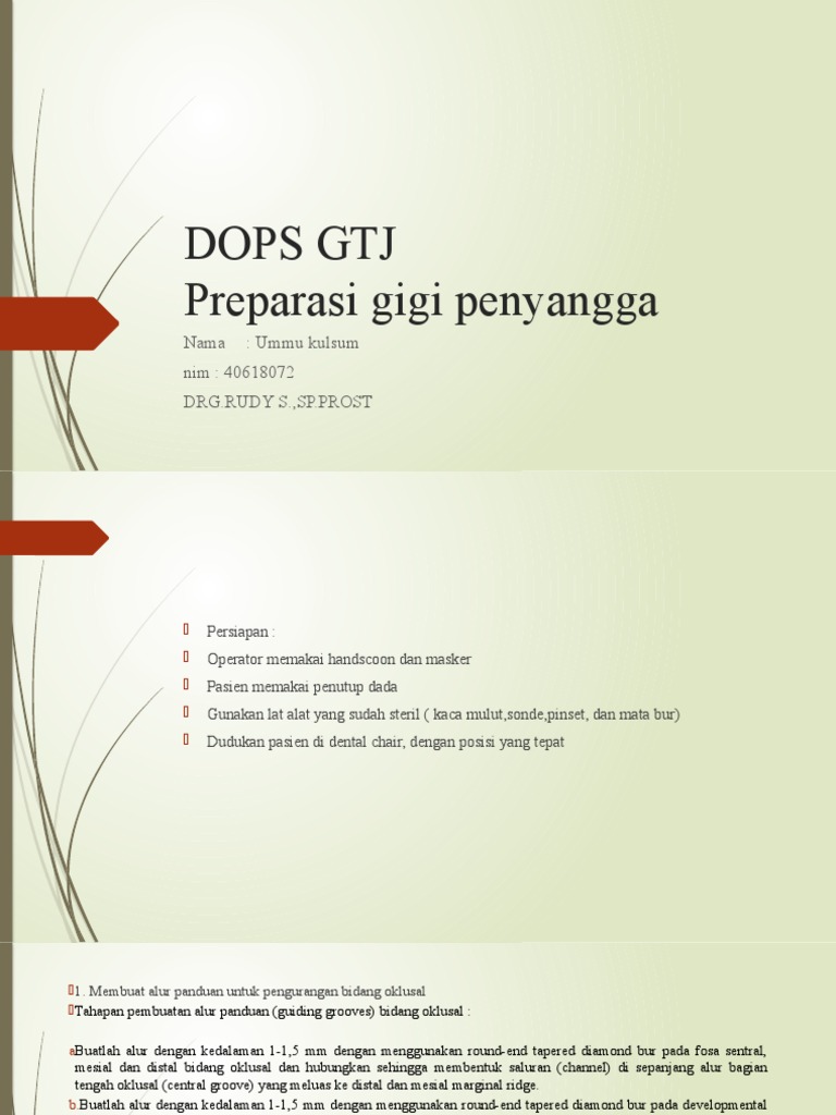 Dops GTJ | PDF