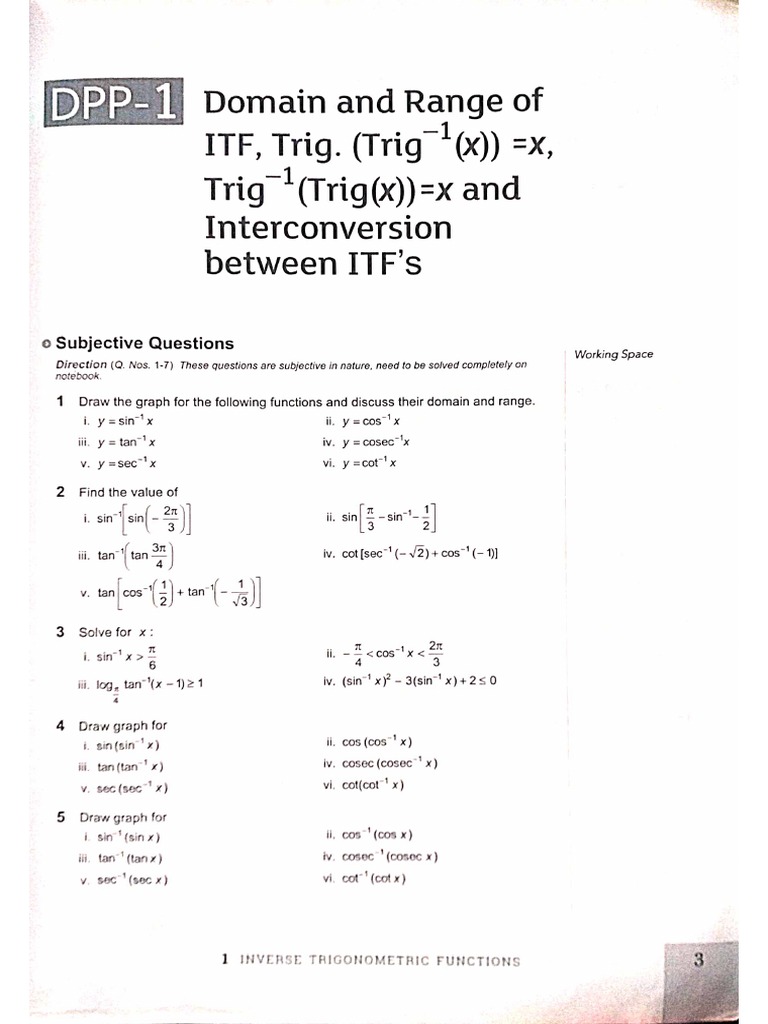 Function DPP Arihant | PDF
