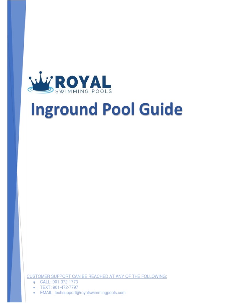 Inground Pool Guide | PDF | Swimming Pool | Rectangle