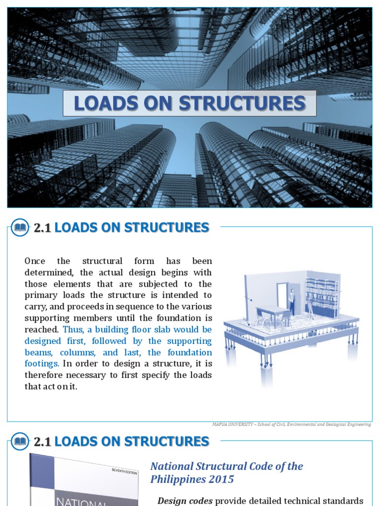 1b Ce131-01 - Loads On Structures | PDF | Structural Load | Beam ...