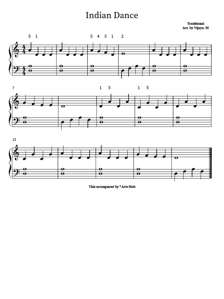 Natu Natu Dance Master Arrangement | PDF